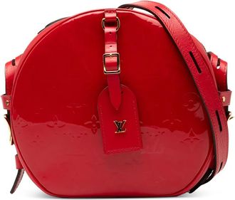 Louis Vuitton sac à bandoulière monogrammé Vernis Boîte Chapeau Souple PM (2019) - Rouge