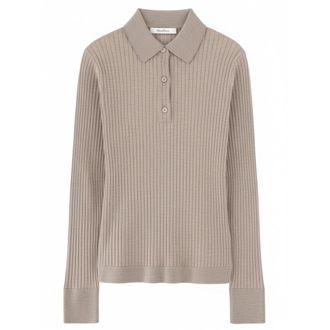 Max Mara Mxpgitano Polo Shirt - - Knitwear - Damen - Beige - S