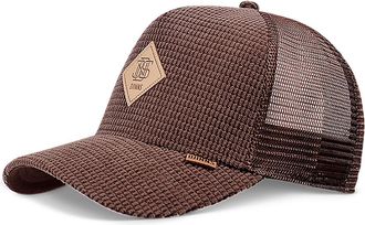 Djinns Waffle Cord (brown) - Trucker Cap Meshcap Hat Kappe M&uuml;tze Caps