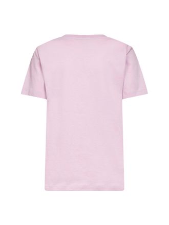 Marni Womens Quartz Cotton Frame Logo T-Shirt Pink T-Shirts & Jerseys