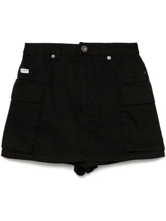 Chocoolate jupe-short en jean - Noir