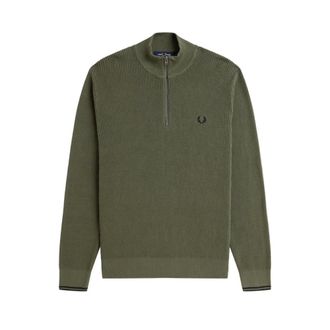 Fred Perry Homme, Pulls, Vert, Taille: XL Tricot Ras-du-cou