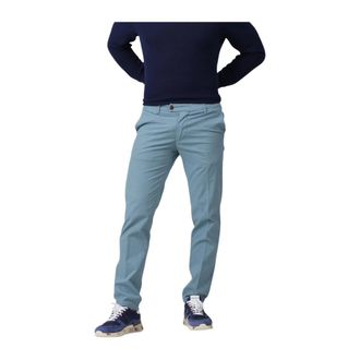 Re-hash Chinos mit umgeschlagenem Saum - - Trousers - Herren - Blau - W38