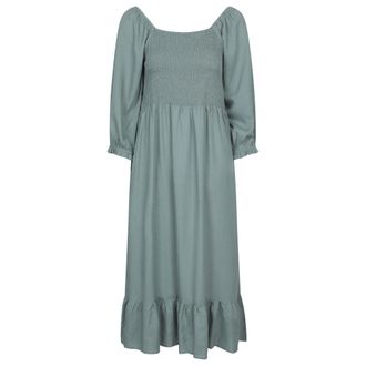 Mountain Warehouse Cadiz Midikleid f&uuml;r Damen Lang&auml;rmlig (Khakigr&uuml;n)