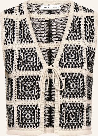 Only Strickweste schwarz