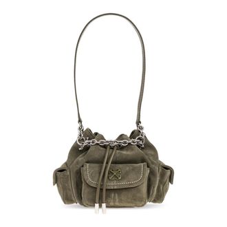Off-white Femme, Sacs, Vert, Taille: ONE Size Dumbo Handbag