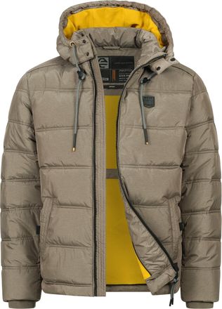 Indicode Herren INCoolios Winterjacke mit Kapuze und Fleecefutter | Herrenjacke Steppjacke f&uuml;r M&auml;nner Morel, XL