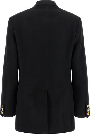 Junya Watanabe Wool and Cashmere Blend Coat - Black
