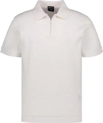 Joop Herren Zip-Polo wei&szlig;