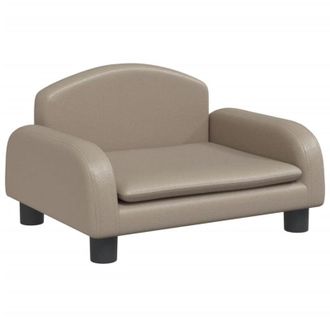 vidaXL Canap&eacute; pour enfants cappuccino 50x40x30 cm similicuir Vidaxl