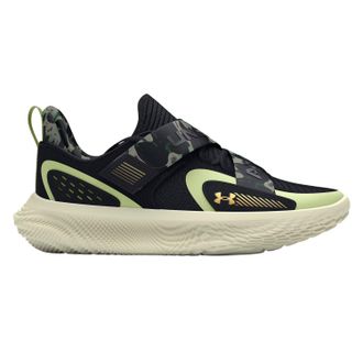 Under Armour Flow Futr X 4 Tarnmuster Basketball Schuhe f&uuml;r Herren, Leder, Runder Zeh (Schwarz)