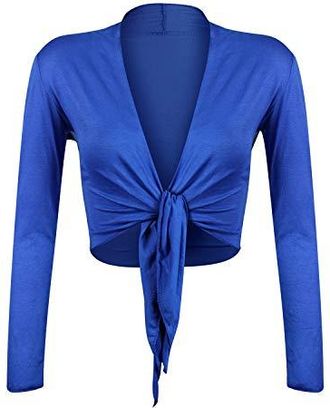 Glamexx24 Boléro Femme, Cardigan Manches Longues Veste Chic et Élégante Top Boléro Haussement Adapté aux Voyages et À La Vie Quotidienne