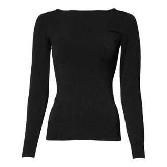 Dolce & Gabbana Lang&auml;rmlige Bluse Top - - Tops - Damen - Schwarzk - 2XS