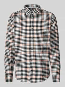 Olymp Level 5 Slim Fit Freizeithemd aus reiner Baumwolle mit Button-Down-Kragen