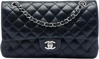 Chanel Sac port&eacute; &eacute;paule Pre-owned Double Flap - Femme - Pre-owned - Noir - Taille: ONE Size