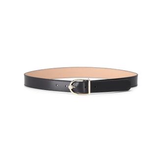 Aigner Logo G&uuml;rtel 3 cm - - Accessories - Damen - Schwarzk - 90 CM