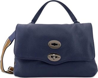 Zanellato petit sac porté épaule Postina - Bleu