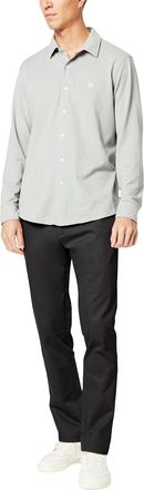 Dockers Herren Signature Khaki Slim Fit Pants Refined Chinos, Black, 34W / 34L