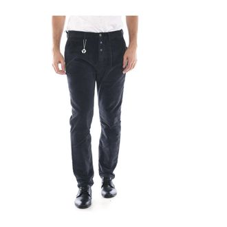 Daniele Alessandrini Homme, Pantalons, Gris, Taille: W38 Pantalon Slim-fit