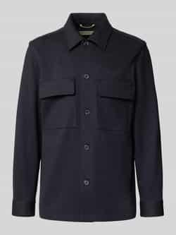 Marc O'Polo Regular Fit Hemdjacke aus Viskose-Mix - Marc OPolo &times; DFB Travel Collection