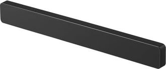 Yamazaki Tableware Yamazaki 5202 TOWER Magnetischer Messerhalter, schwarz, ABS-Harz/Magnet/Silikone, minimalistisch, 1,7 x 35 x 4 cm