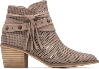 Refresh Freizeitstiefeletten Damen Taupe - Bequeme und vielseitige Schuhe - Casual Mode - Modell 17518004 (Gr&ouml;&szlig;e 37)