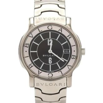 Bulgari Montre vintage Pre-owned - Homme - Pre-owned - Noir - Taille: ONE Size