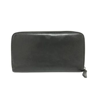 Fendi Pre-owned Leder Portemonnaie - - Pre-owned - Damen - Grau - ONE SIZE