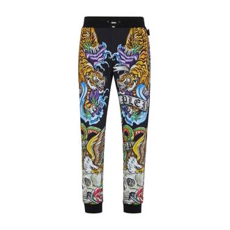Philipp Plein Jogginghose Tattoo - - Trousers - Herren - Schwarzk - XL