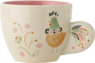 Bloomingville Creative Collection Joshua Tasse, Rose, Steingut, D9,5xH7,5 cm