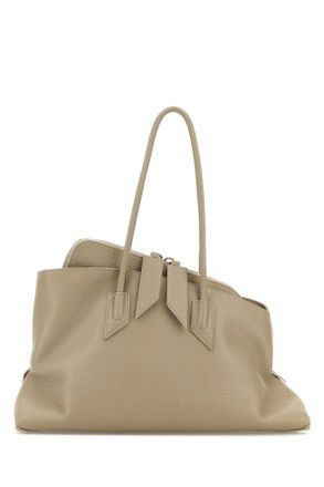 The Attico Handle Top Handle Bag - Beige