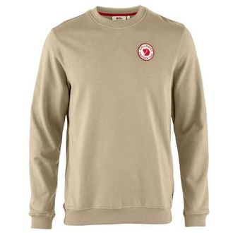 Fj&auml;llr&auml;ven 1960 Logo Badge Sweater M Maillot de surv&ecirc;tement, fossile, S Homme