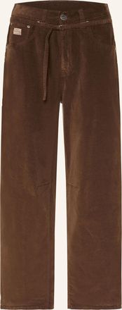 Herrlicher 7/8-Hose Barrow Belt Aus Samt braun