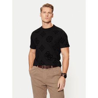 Guess T-Shirt M5RI46 KBW41 Schwarz Regular Fit