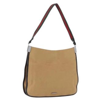 Gucci Sac bandouli&egrave;re vintage doccasion - Femme - Pre-owned - Beige - Taille: ONE Size