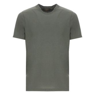 Zanone Homme, Tops, Vert, Taille: M T-Shirt IceCotton Coupe Slim