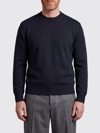 Paolo Pecora Wollpullover mit Rundhalsausschnitt, langen &Auml;rmeln und Rippb&uuml;ndchen