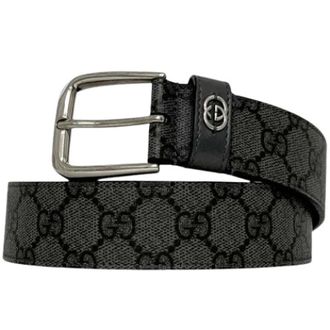 Gucci unisex, Pre-owned, Gris, Taille: ONE Size Ceinture en toile Pre-owned