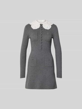 Self Portrait Minikleid mit Woll-Anteil