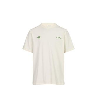 Les Deux T-shirt droit brod&eacute; en coton