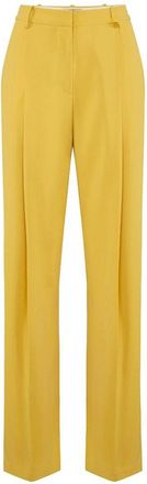 Elisabetta Franchi Pantalon Couturier - Jaune