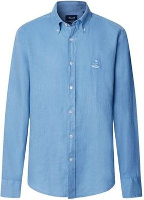 Fa&ccedil;onnable Chemise col am&eacute;ricain en lin