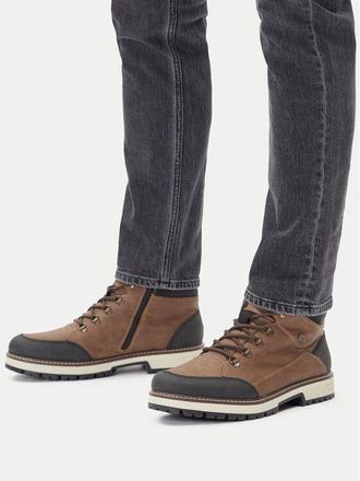 Rieker Schn&uuml;rschuhe F8302-24 Braun