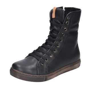 Andrea Conti Damen Boot Halblange Stiefel, schwarz/Brandy, 38 EU