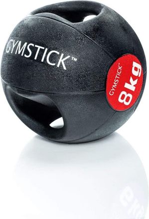Gymstick Medizinball mit Griffen, &oslash; 25 cm, 8 kg (farblich sortiert)
