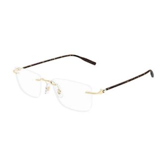 Montblanc Optische Brille - - Accessories - Herren - Gelb - 54 MM