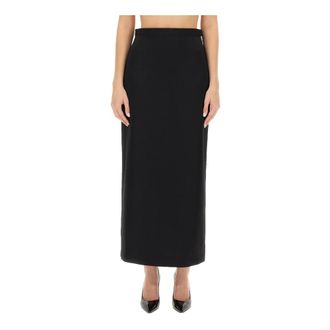 Lanvin Flie&szlig;ender- langer Rock - - Skirts - Damen - Schwarzk - S