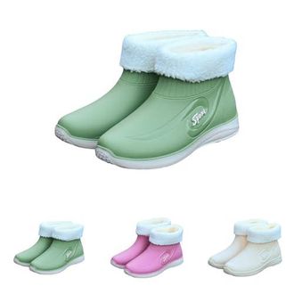 Generic Bottes dhiver en caoutchouc pour femme avec doublure en peluche amovibles et lavables - Imperm&eacute;ables - Antid&eacute;rapantes - Chaudes - Pour la p&ecirc;che, le ja