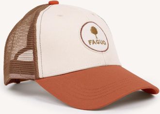 Faguo Casquette terracotta et camel - TRUCKER CAP