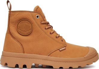 Palladium Schn&uuml;rstiefeletten Palladium Pampahi Zip Nbk2 74981-252-M Braun